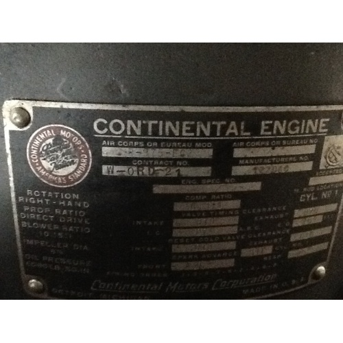 (SOLD) Continental R975-EC2 tank radial engine