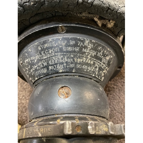 (SOLD) Original MK II spitfire gun sight